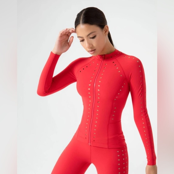 GIGI C | Jackets & Coats | Gigi Cdara Jacket Red Size S | Poshmark